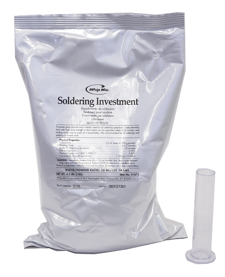 Whip Mix Low-Heat Soldering Investment Pkg 4.5lb. TriState Dental