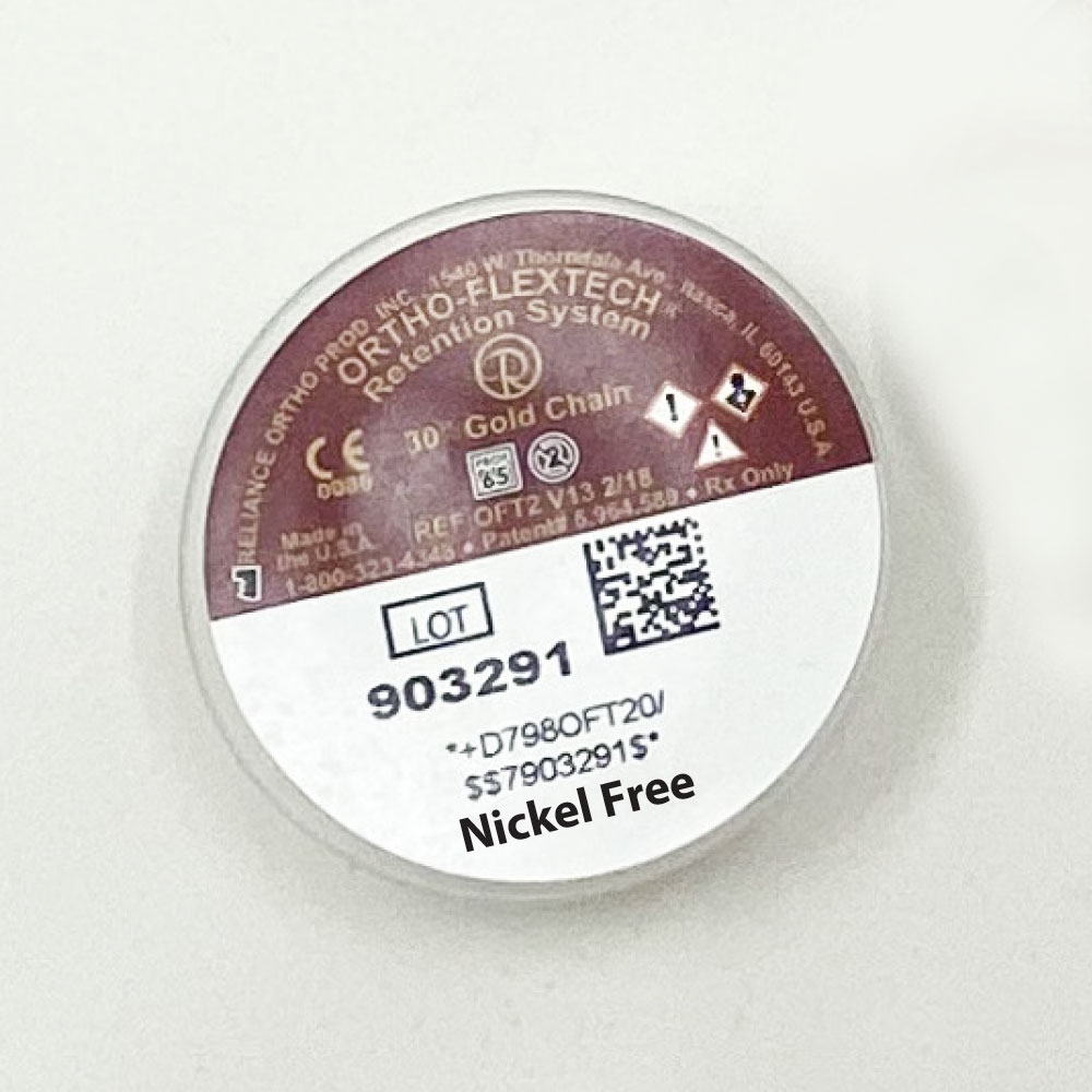 Reliance Ortho Flex Tech White Gold NICKEL FREE (30" Spool)