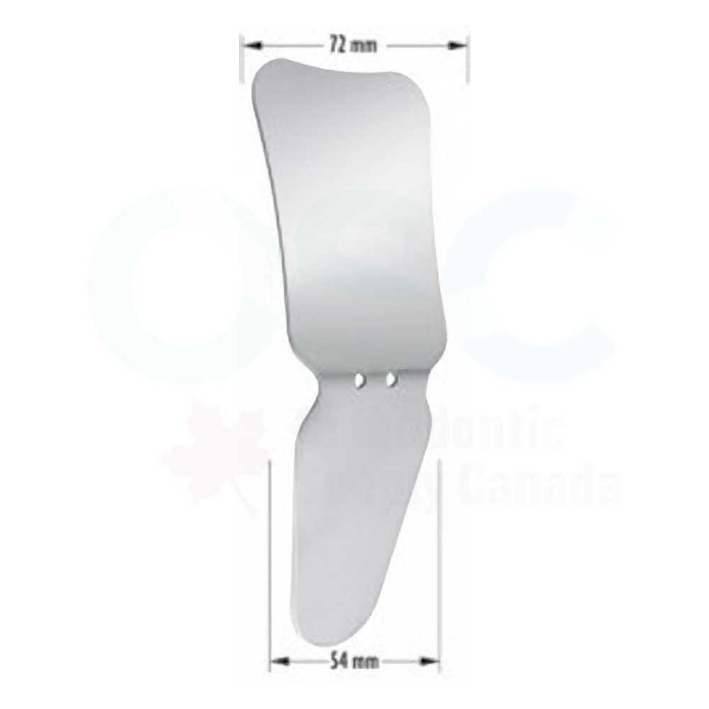 #6 Angled SS Intra-Oral Photo Mirror Occlusal/Buccal Adult