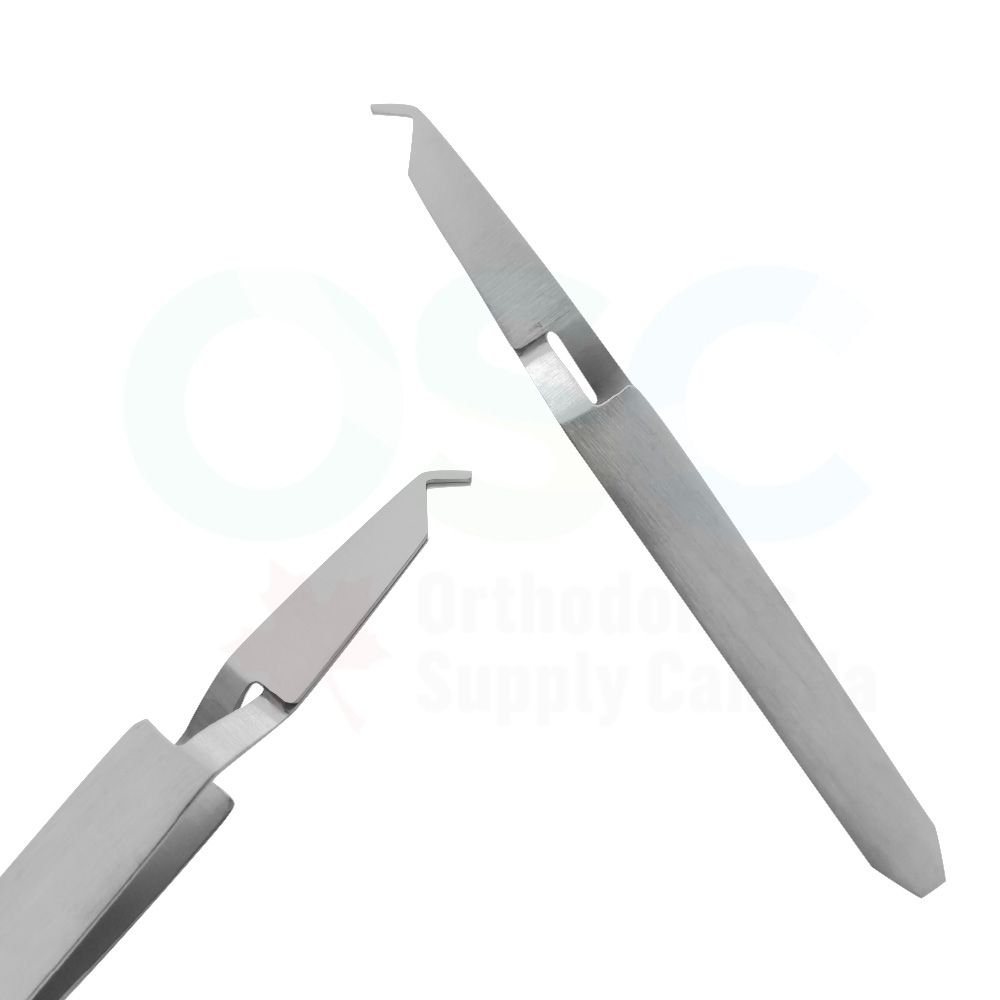 Bracket Tweezer Angled Thin Tip
