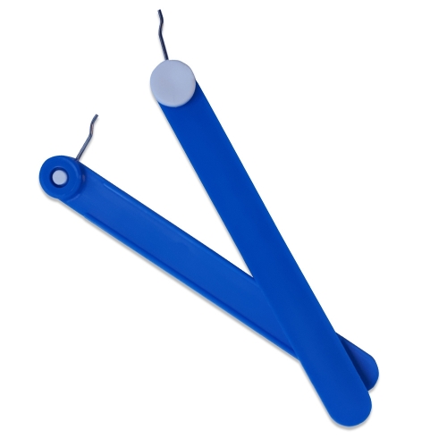 Blue and White Expansion Key Straight (10/Pack)