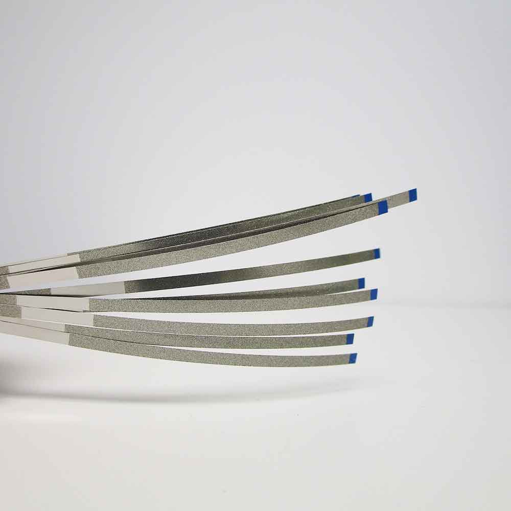 Diamond Strip Single-Sided Medium Blue (10/Pack)