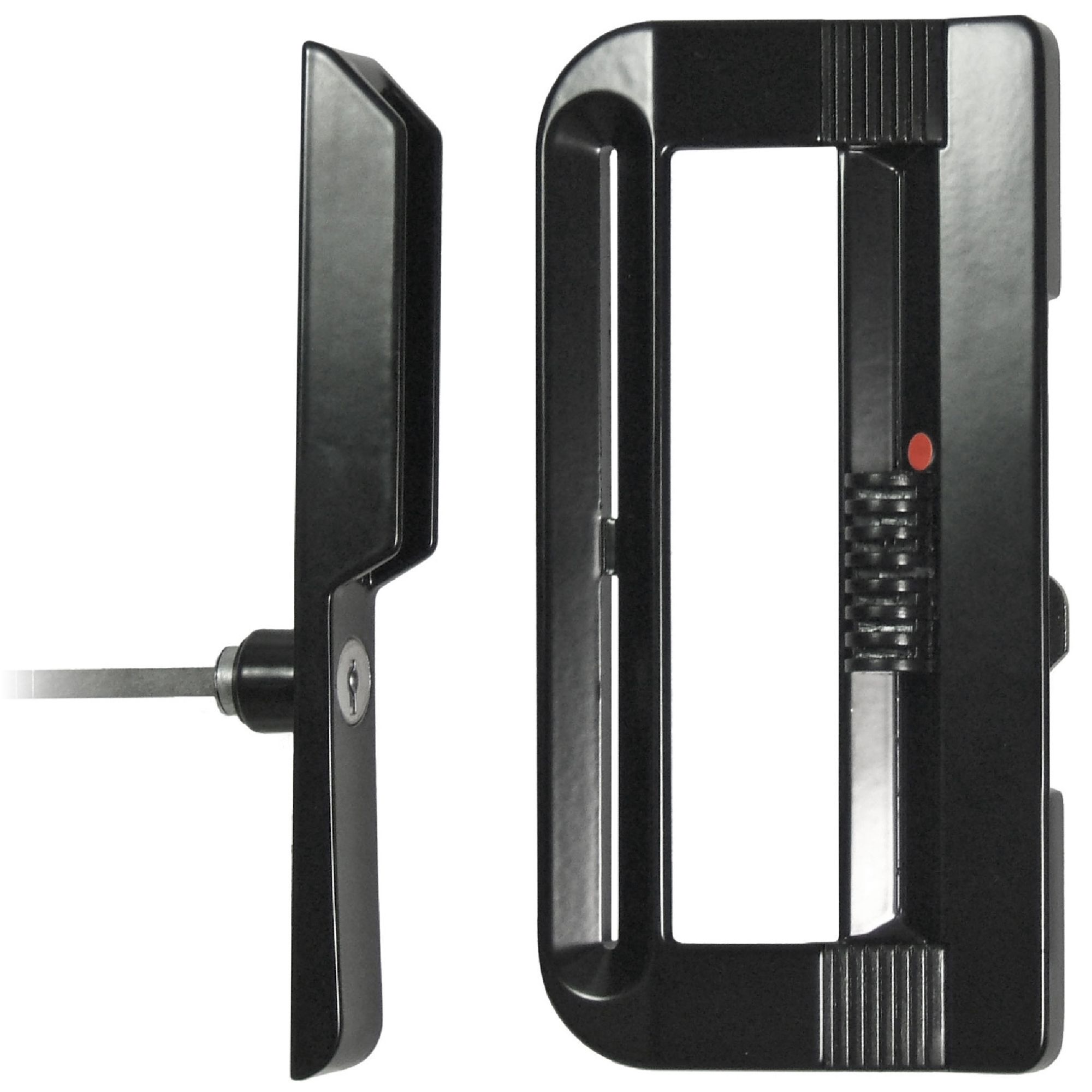 Patio Door Handle Set With Keyed Lock Black 