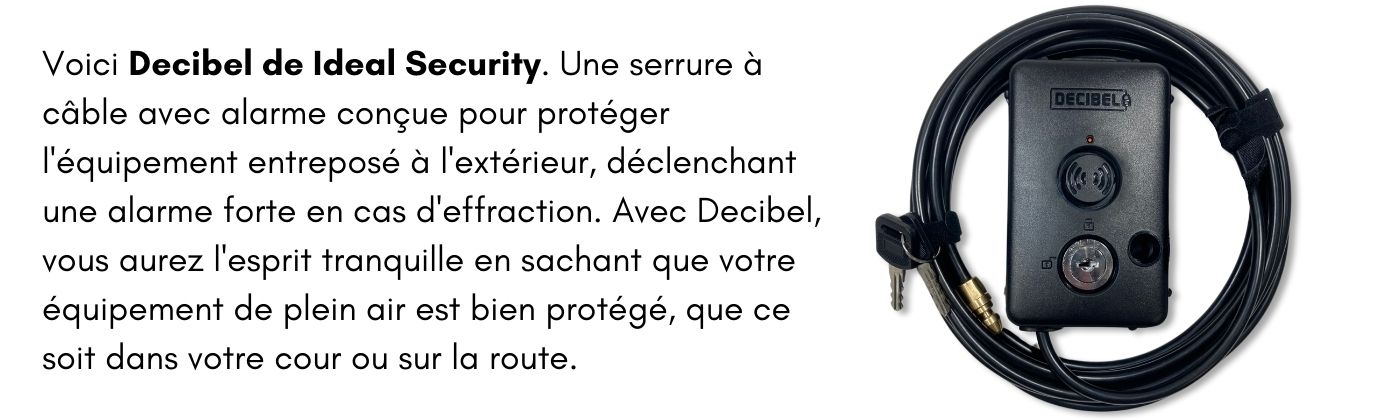 Decibel Cable Alarm | Ideal Security Inc