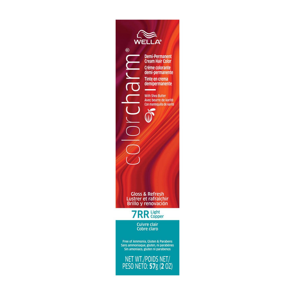 Wella Color Charm 7RR Light Copper 2 Oz 23179 wella-color-charm-7rr-light-copper-2-oz-23179