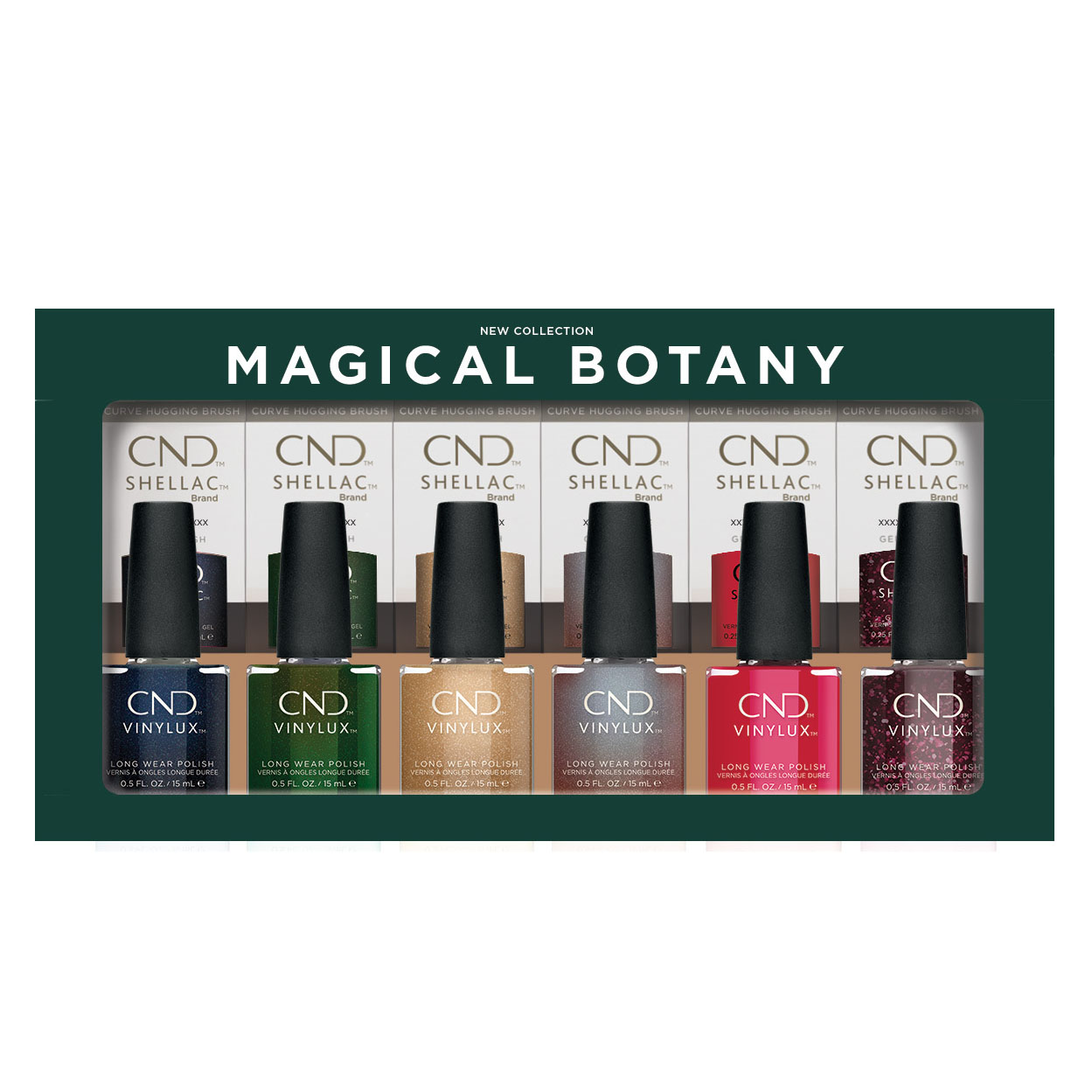 CND Shellac & Vinylux Magical Botany Winter 2023 Collection