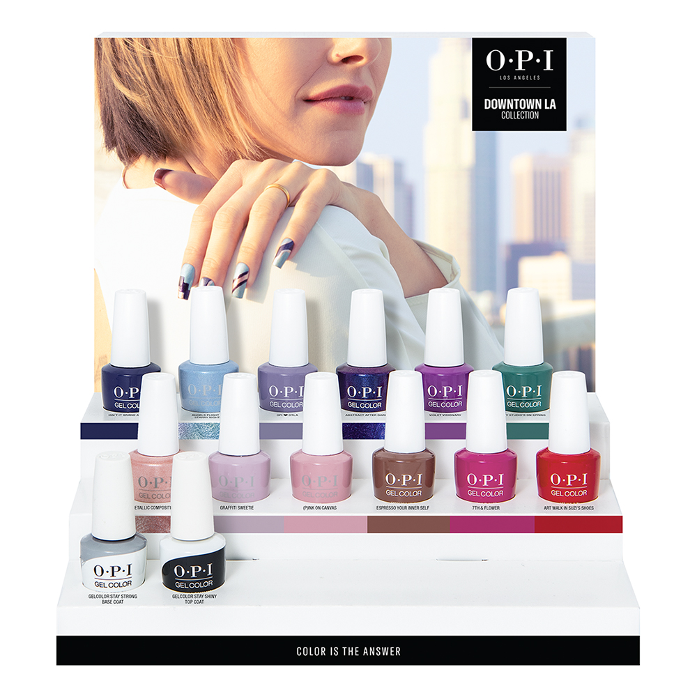OPI Gelcolor The Downtown LA 14Pcs Counter Display GC314