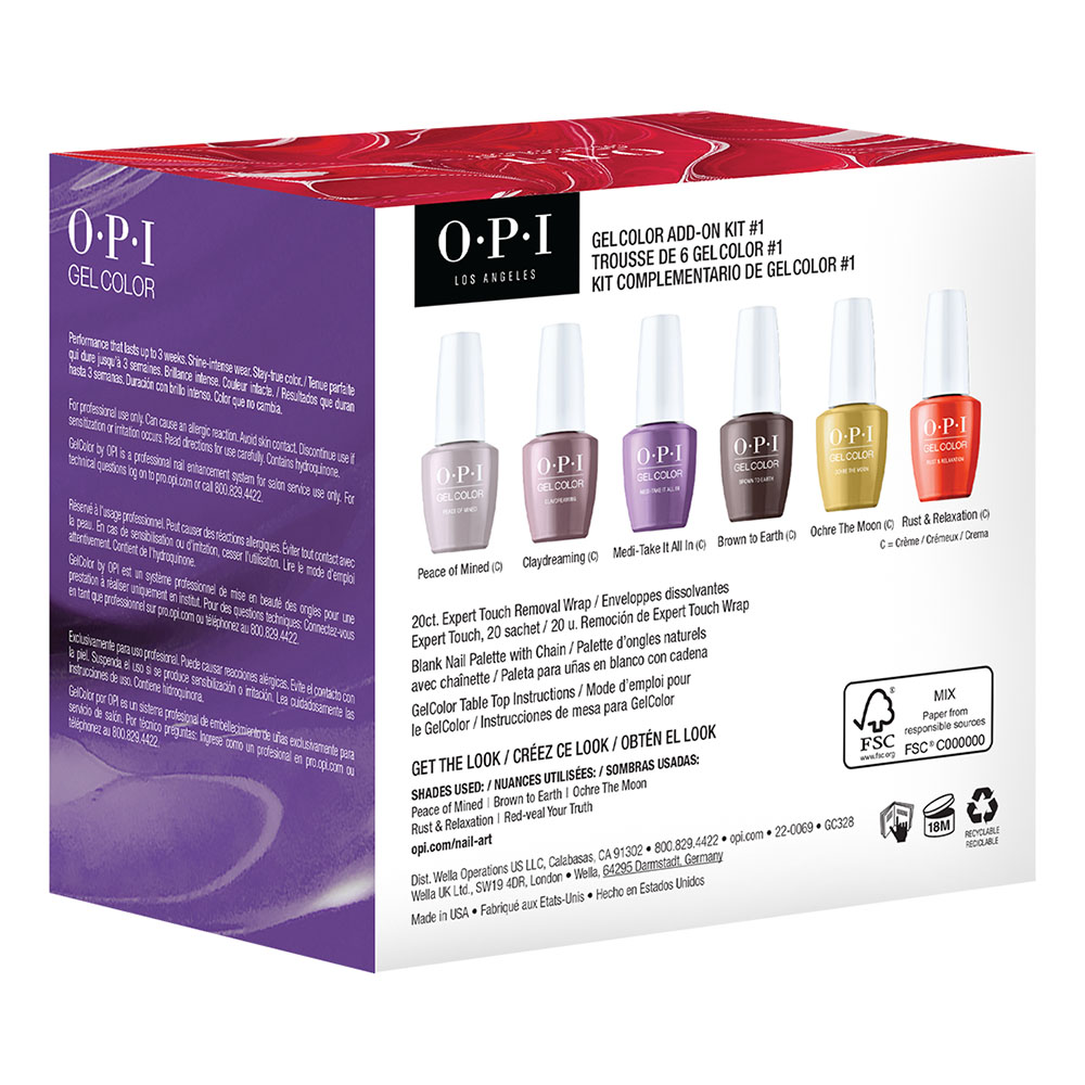 OPI Gelcolor Fall Wonders Collection Add-On Kit#1 GC328