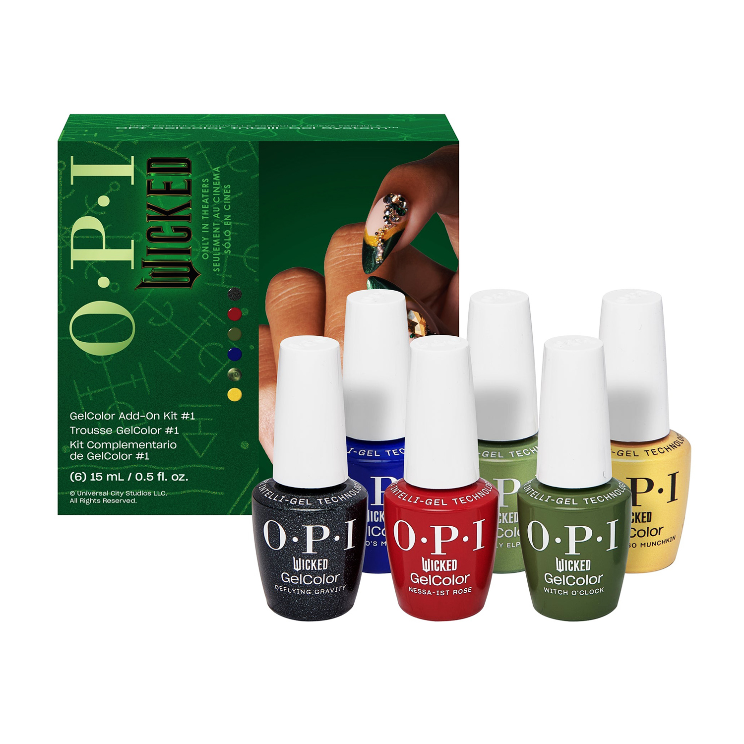 OPI Gelcolor Holiday 2024 Collection Wicked Kit#1 HPR13