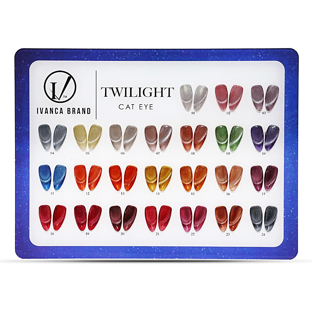 Ivanca Soak Off Twilight Cat Eye Gel 14