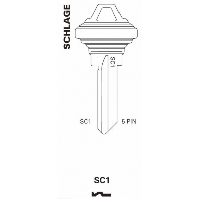 Southern Folger PARABLANK-G 96960054 Paracentric Key Blank G Keyway