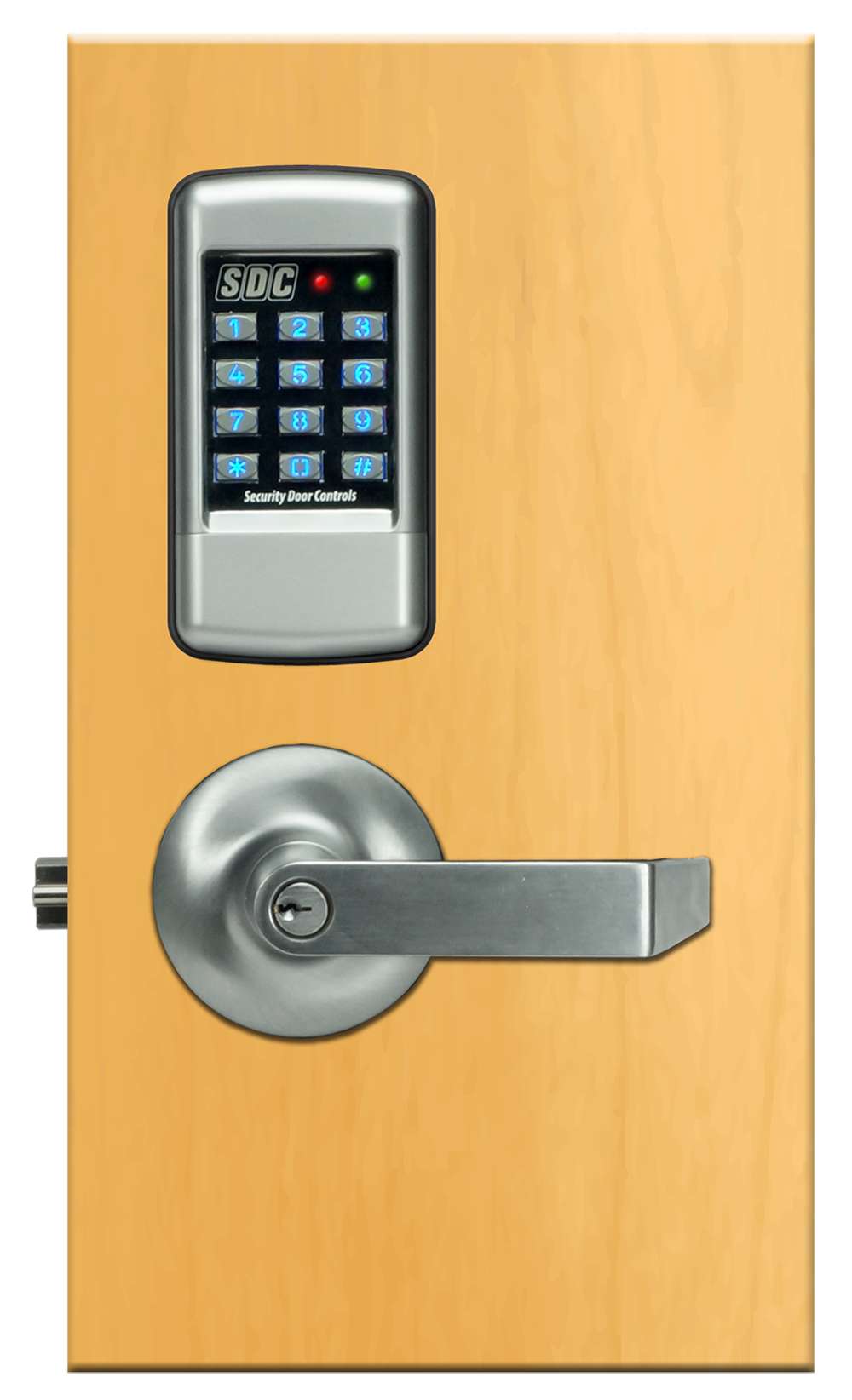 SDC E75KQE1Q Standalone Cyl Lockset Keypad Eclipse Rose