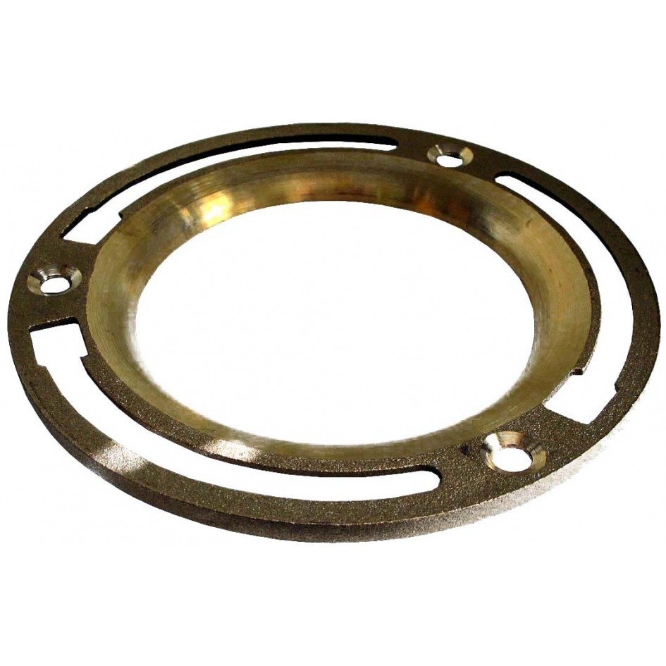 Flat Brass Floor Flange | American Plumbing Products Online