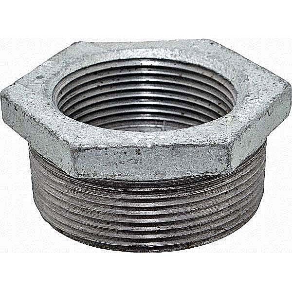 1 1/2" x 1 1/4 Galvanized Hex Bushing | American Plumbing Products Online