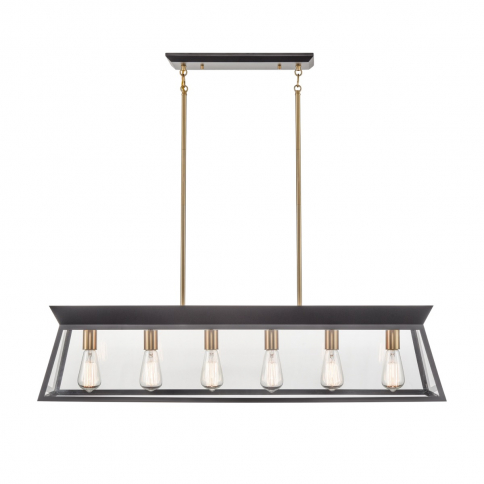 LUCIAN 6-LIGHT LINEAR ISLAND | Artcraft Lighting