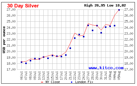 Silver Price Increase | Nina Designs