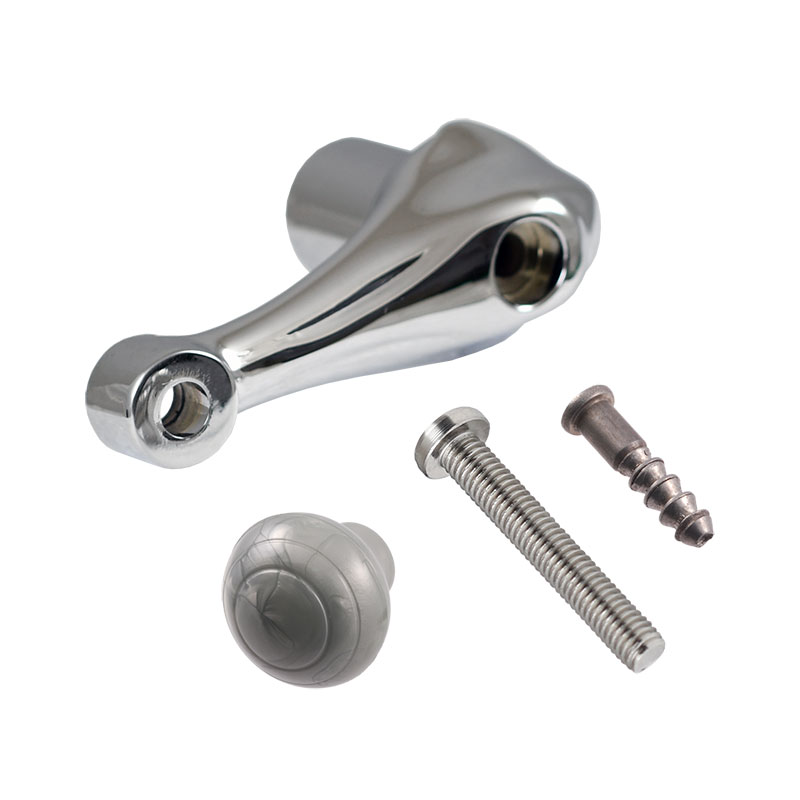 Quarter or Vent Window Crank Handle Kit - Blue Gray Knob | 1946 Ford Car