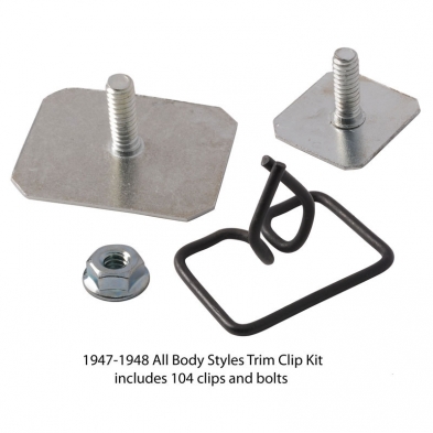 Body Trim Clip Kit -All Body Styles - 1947-48 Ford Cars | Dennis Carpenter