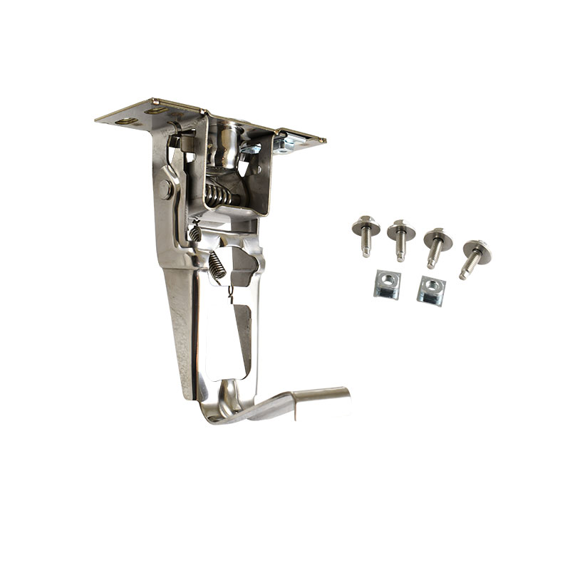 Hood Latch Assembly - Stainless Steel - 1966-77 Ford Bronco