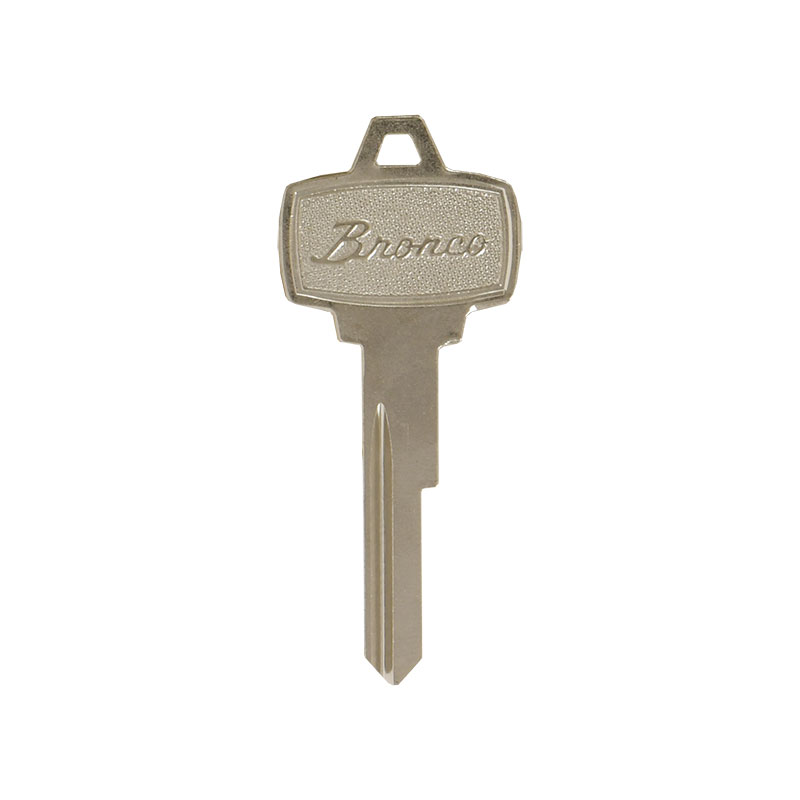 Bronco Script Key Blank - Ignition and Door - 1966-77 Ford Bronco ...