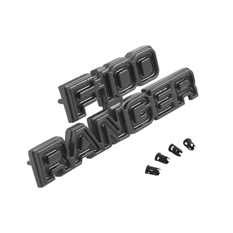 Cowl Side Emblem - Satin Black - "F-100 RANGER" - 1977-79 Ford Trucks ...