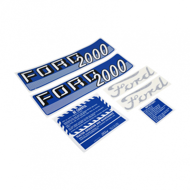 Restoration Decal Kit - 2000 - 1960-64 Ford Tractor | Dennis Carpenter
