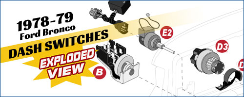 Exploded Views - BRONCO - Dennis Carpenter Ford Restoration Parts