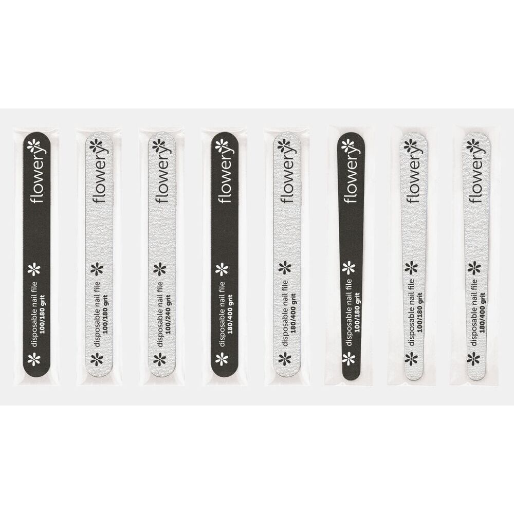 Flowery File Dfile 100/180G Silver Cushion Core 100 Ct Telli Industries