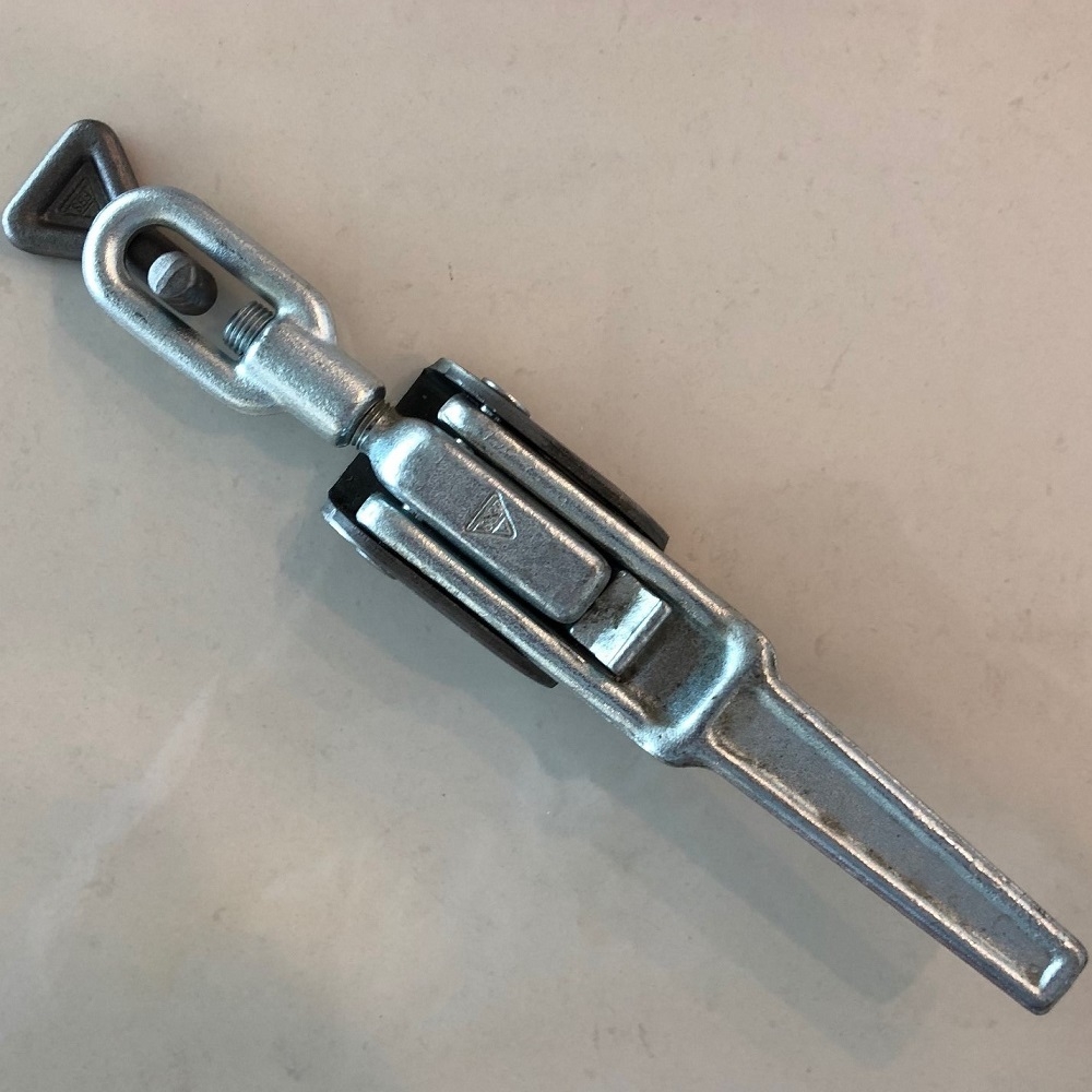 F61 Weld-on 8" Adjustable Body Latch with Weld-on Strike Set