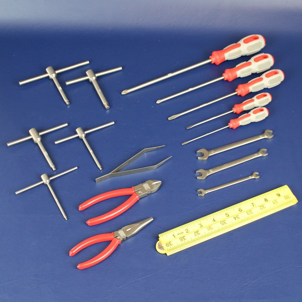 GE MRI Non Magnetic 17 Piece Tool Kit Titanium