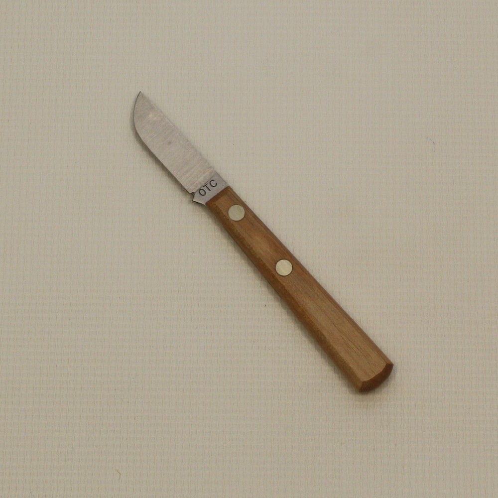 OTC | BUDDING KNIFE CURVED w/Wood Hndl Organic Tool
