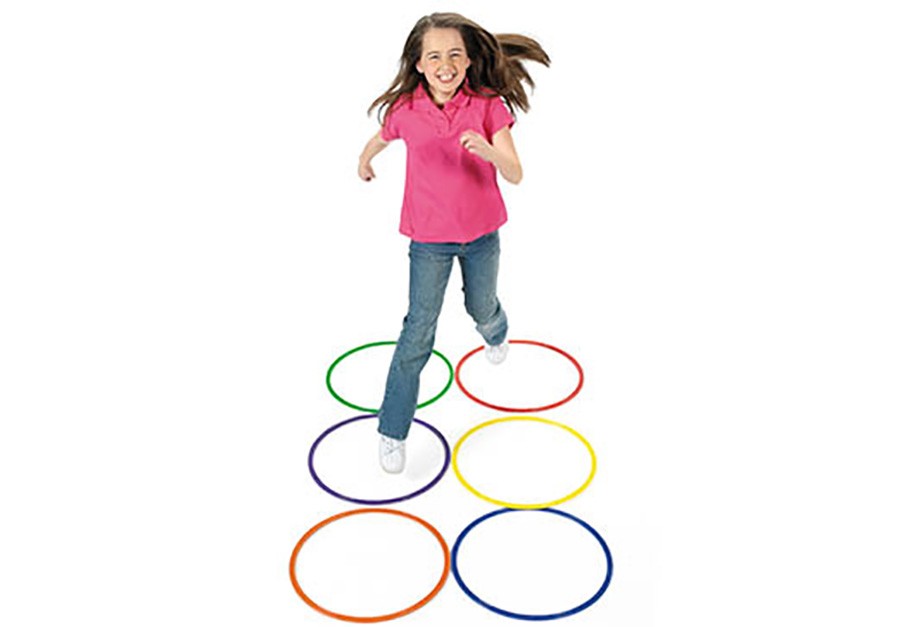 RAINBOW HOOPS 20" Set of 6 colors Music in Motion