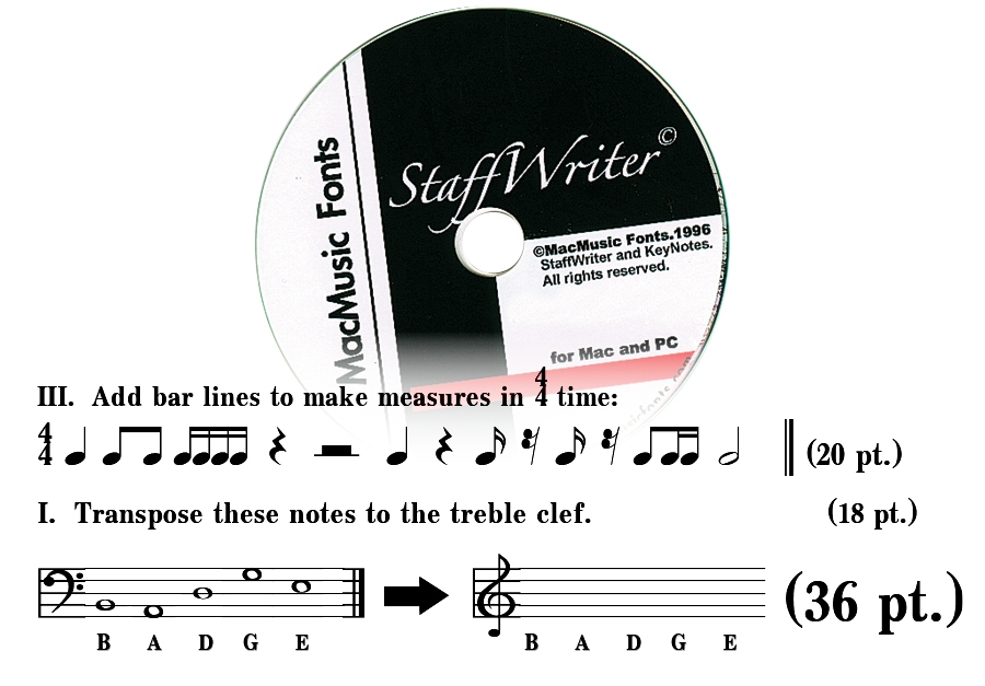 STAFF WRITER CD-ROM Music in Motion