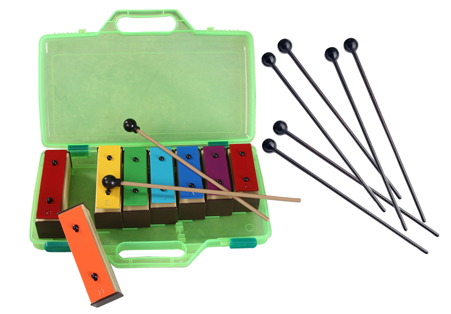 8-NOTE RESONATOR BELLS & 8 MALLETS Music in Motion