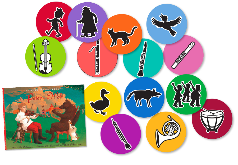 Music-Go-Rounds PETER & THE WOLF & Book/CD Music in Motion