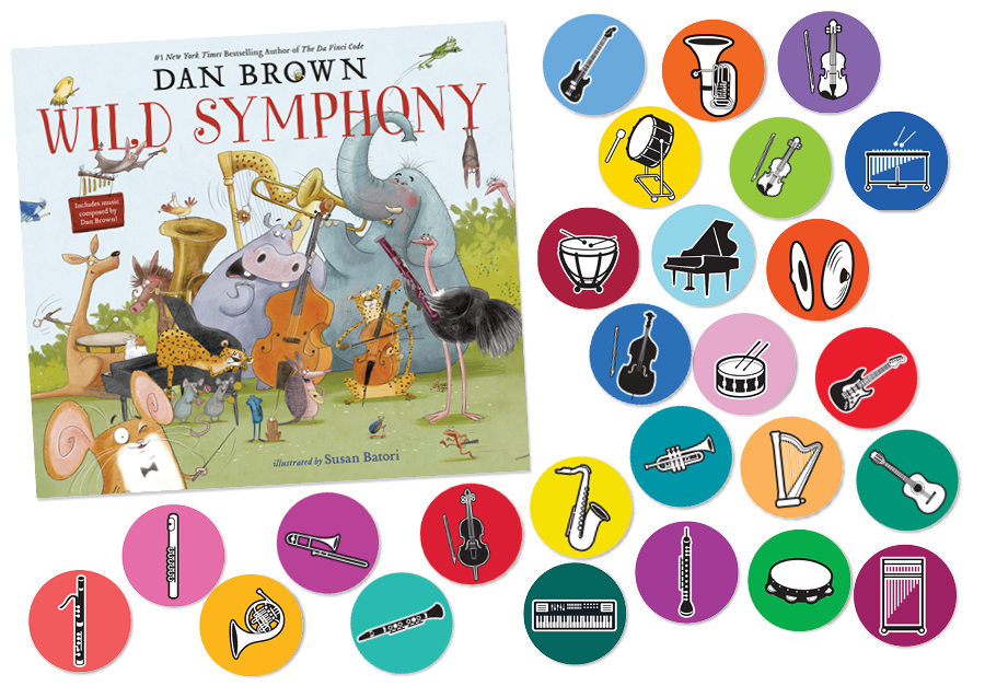WILD SYMPHONY Hardback & Music-Go-Rounds MUSICAL INSTRUMENTS Set Music ...
