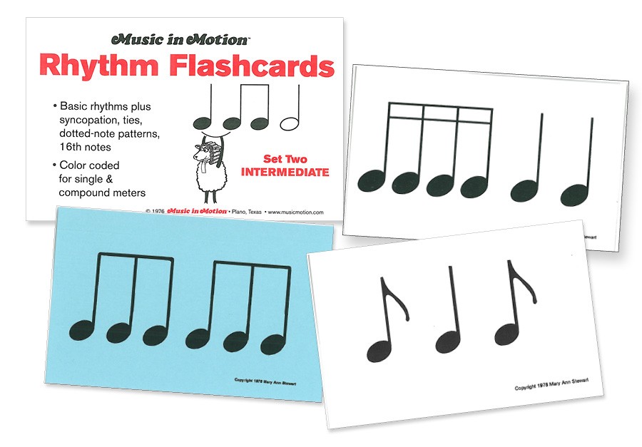 RHYTHM FLASHCARDS SET 2 Music in Motion RHYTHM FLASHCARDS SET 2 Music in Motion