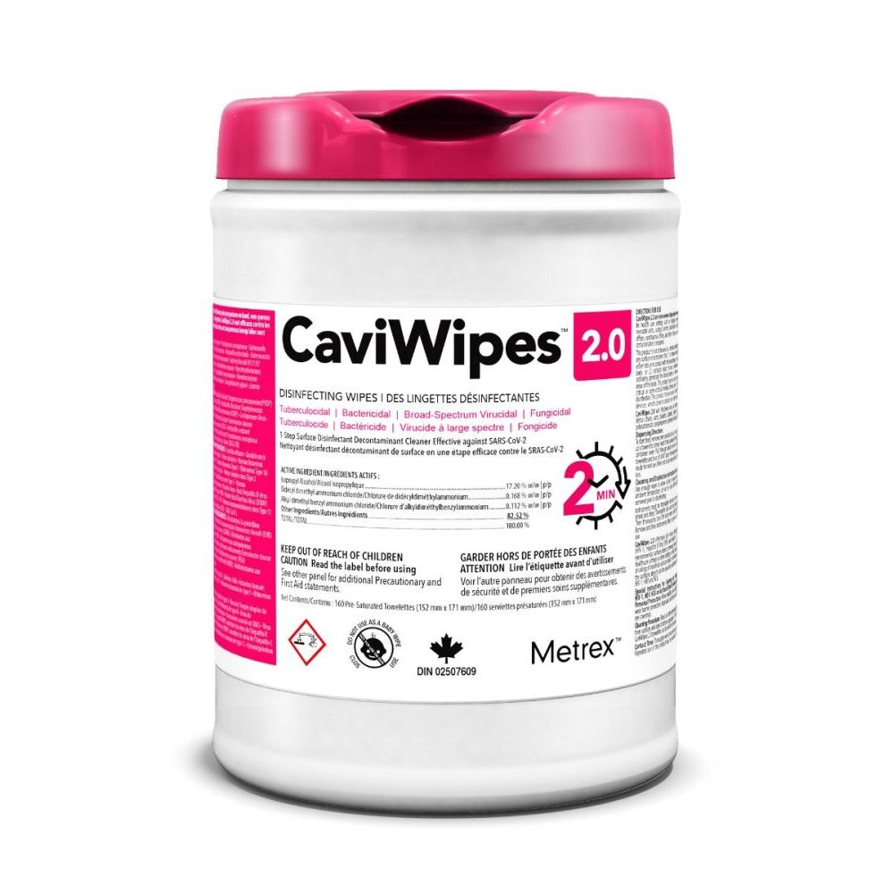 CaviWipes™ 2.0 Disinfecting Towlettes, 6" x 6.75"