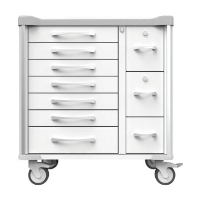 Canada Medcart Side-by-Side Medication Cart | Schaan Healthcare