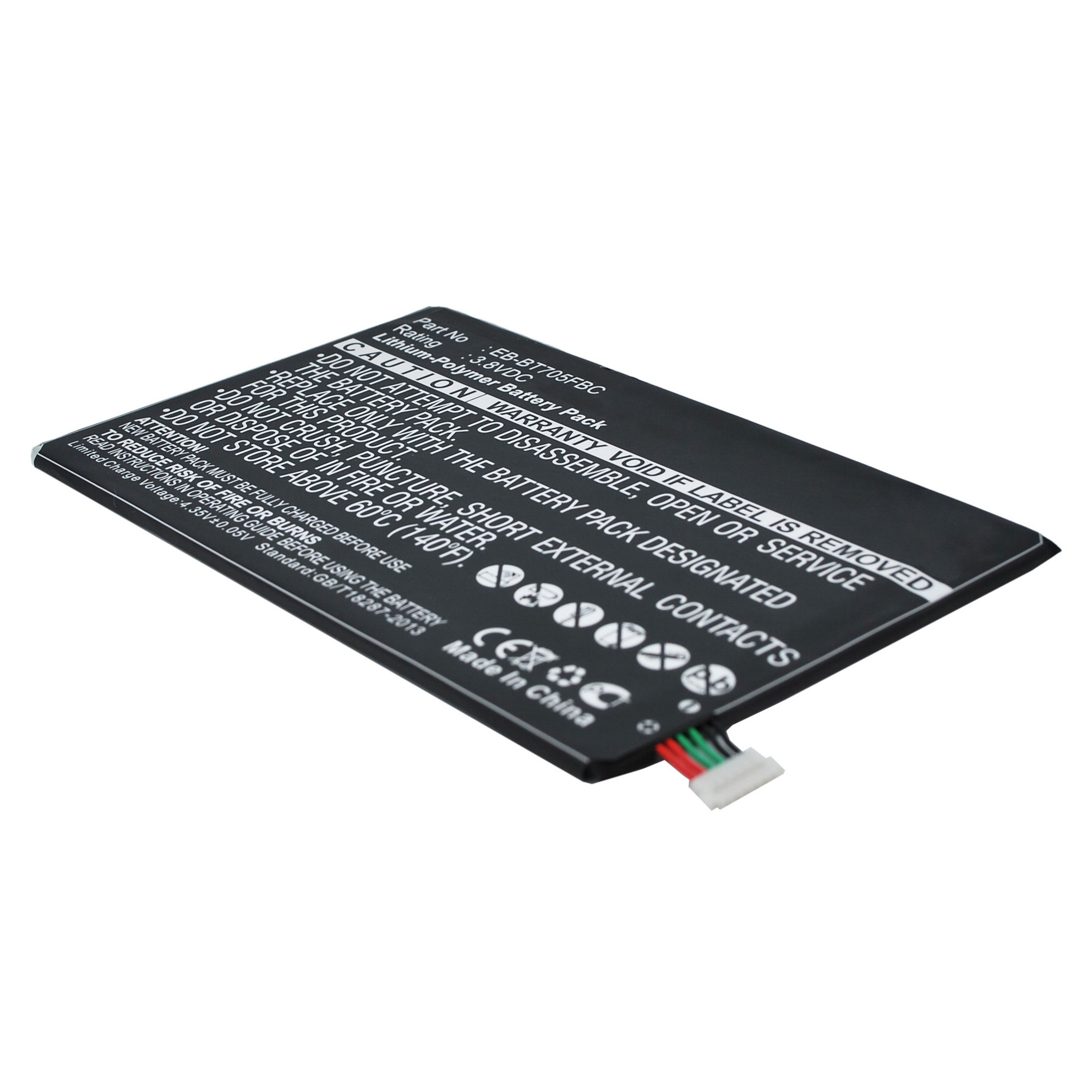 TB-SGT700 Pile de remplacement pour tablette Samsung SM-T700/Tab S 8.4 ...