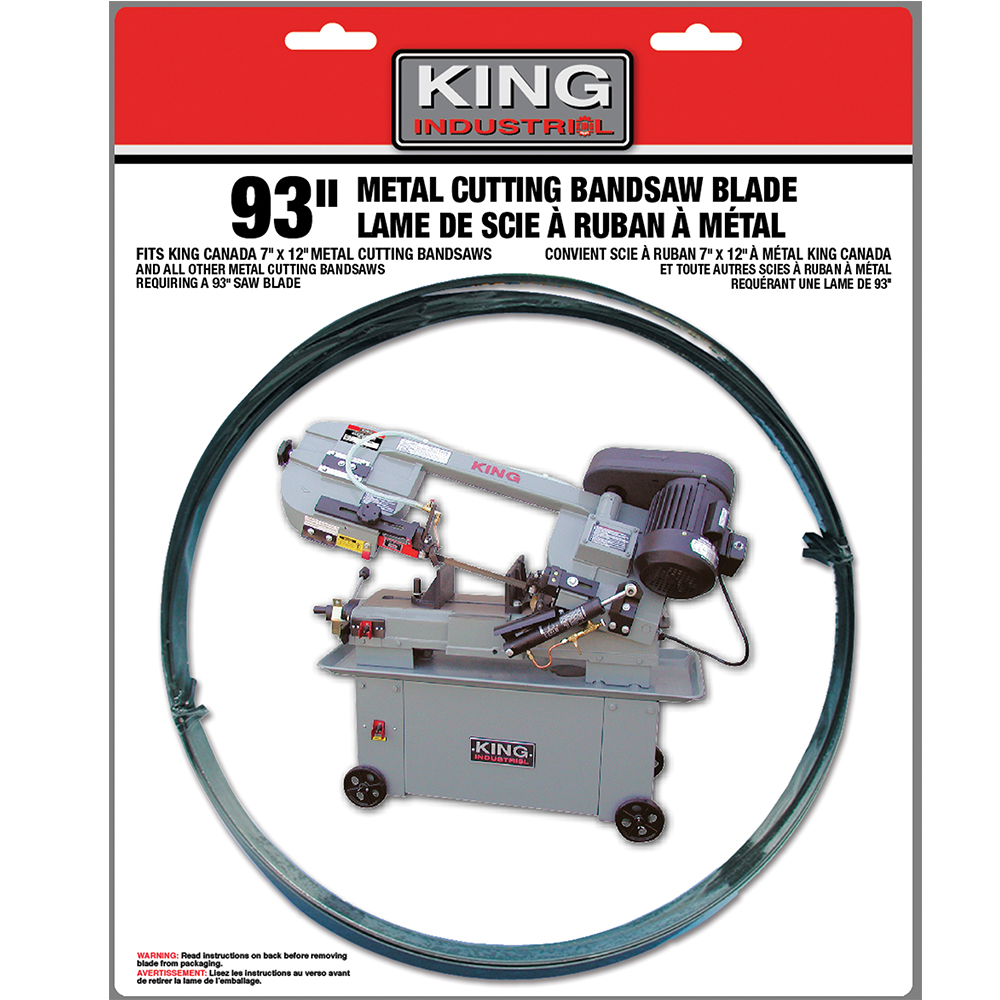 93 METAL BANDSAW BLADE KING Canada Power Tools Woodworking And