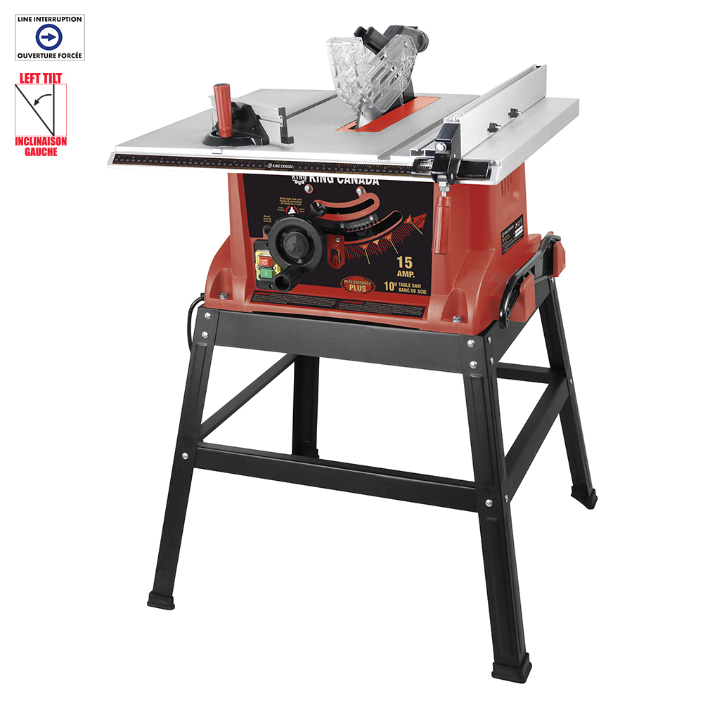 10" TABLE SAW WITH RIVING KNIFE KING Canada - Power Tools, Woodworking ...