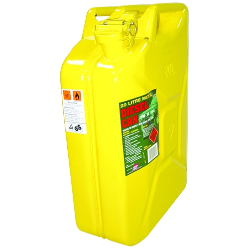 Jerry Can Metal 20L Yellow CYMOT