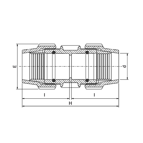COUPLER METRIC 125-125