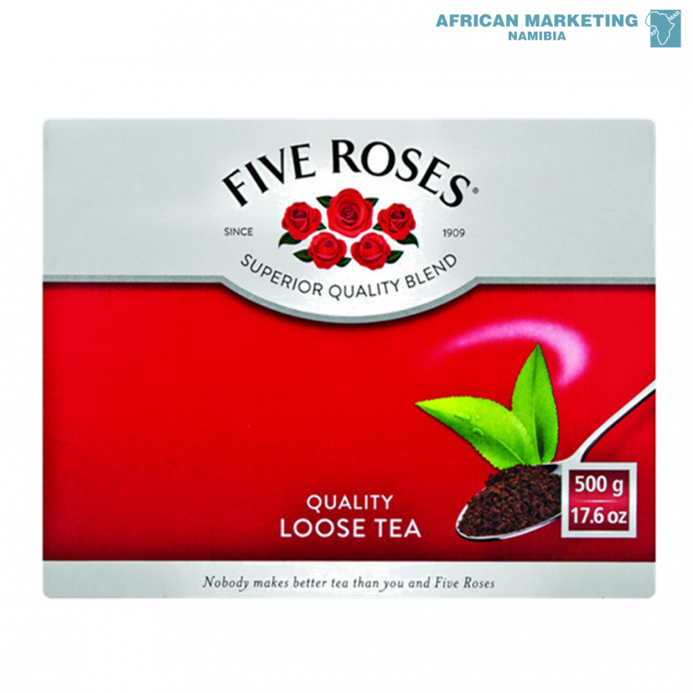 TEA BLACK 500g TAGLESS (200's) *5-ROSES AFRICAN MARKETING (PTY) LTD