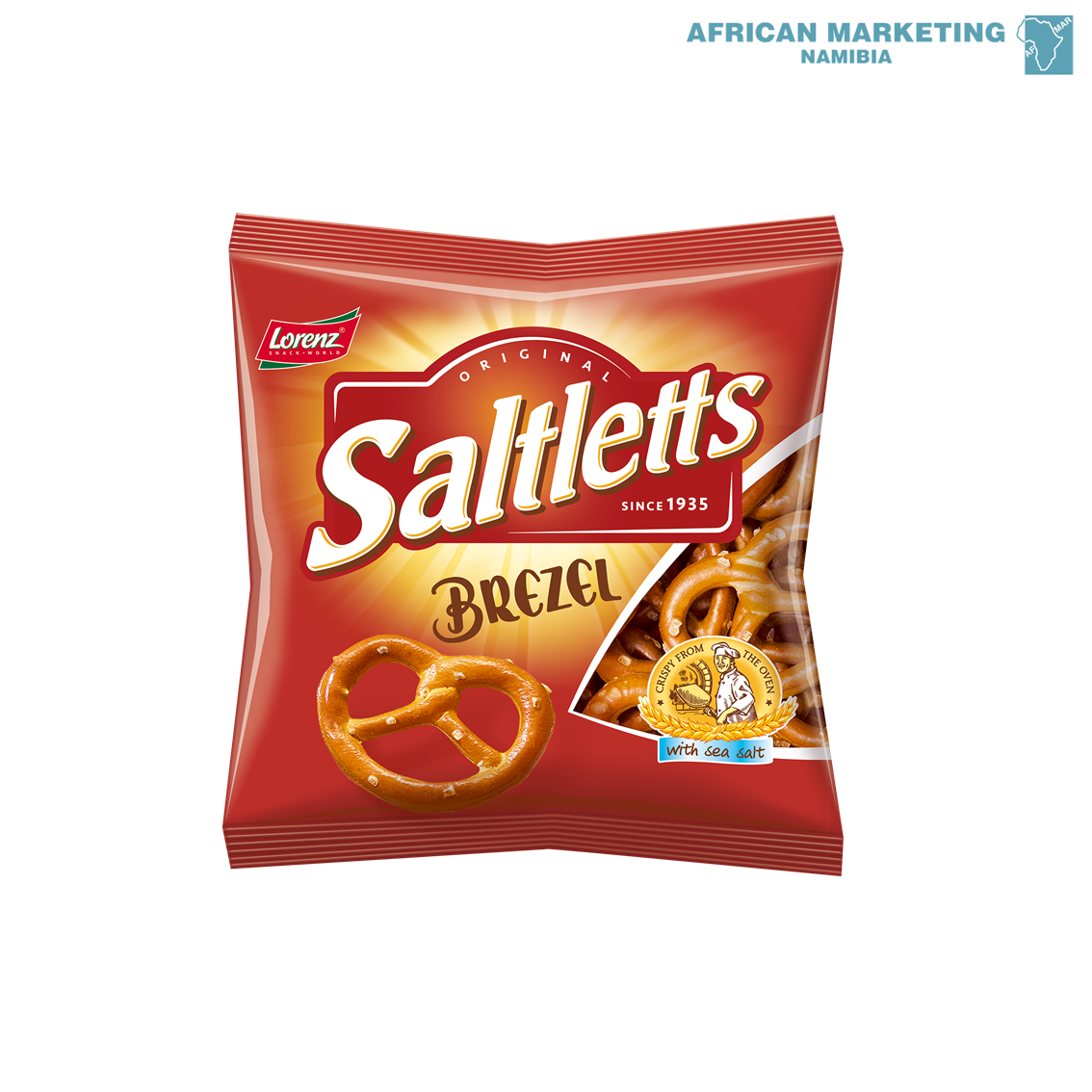 SALTLETTS BREZEL 39x20gr *LORENZ AFRICAN MARKETING (PTY) LTD